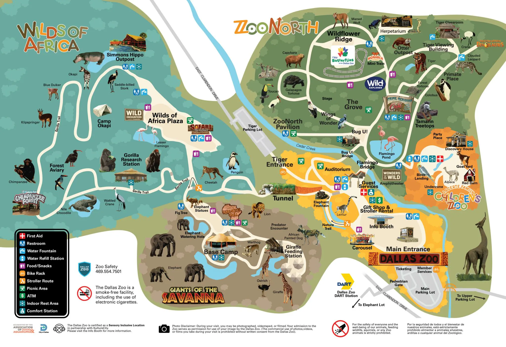Dallas Zoo Map | Dallas Zoo